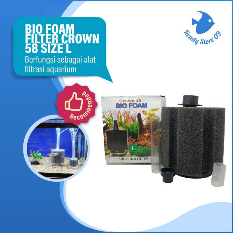 Jual Bio Foam filter Nikita star Size L / sponge filter aquarium ...