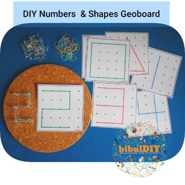 Jual DIY Numbers & Shapes Geoboard | Shopee Indonesia