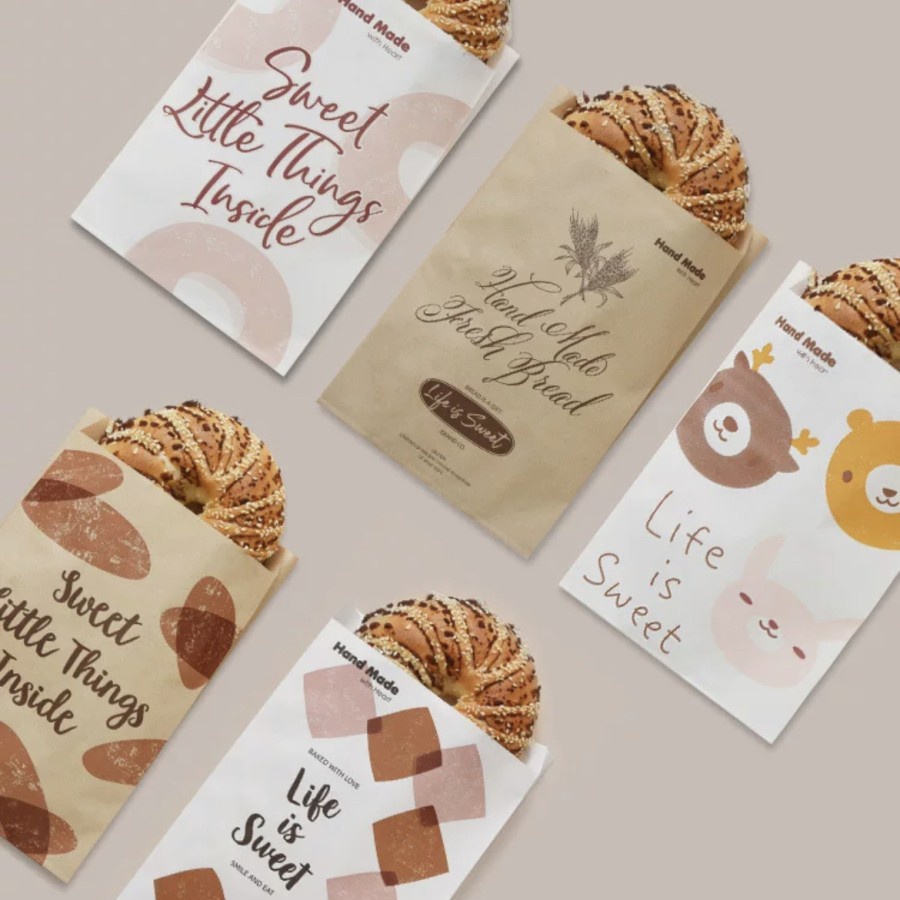 Jual Paper bag roti / packaging roti | Shopee Indonesia