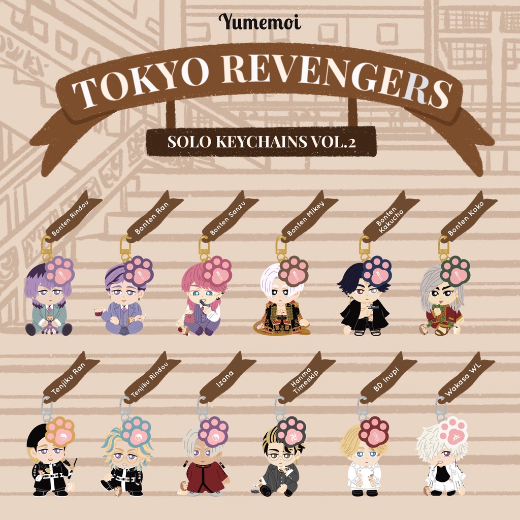 Jual [CLEARANCE SALE] TOKYO REVENGERS SOLO KEYCHAINS VOL.2 by Yumemoi ...