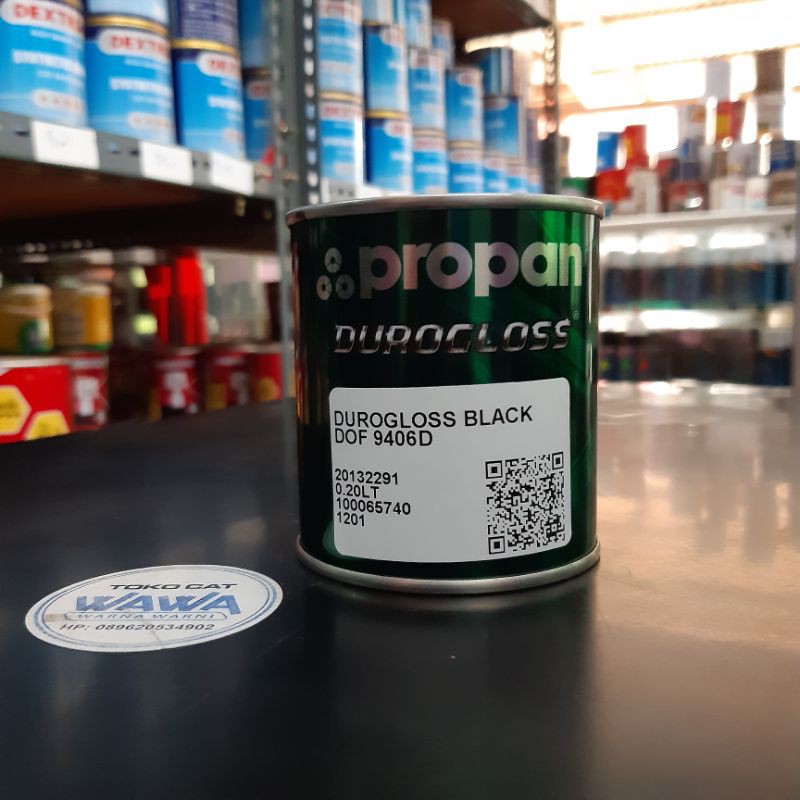 Jual cat duco propan durogloss black dof 9406D 200ml | Shopee Indonesia