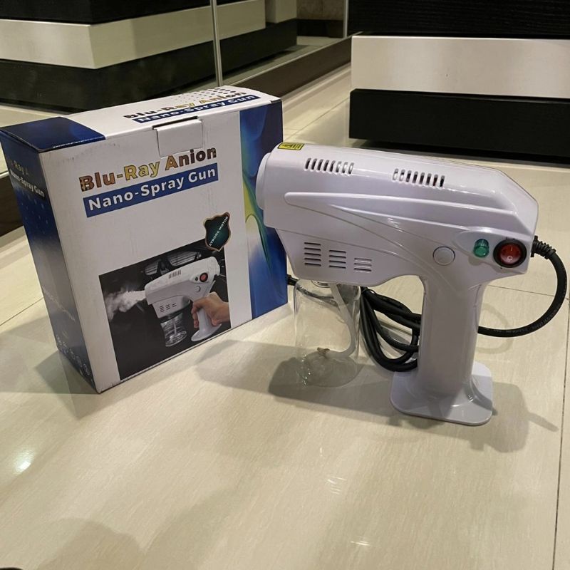 Jual Nano Spray Fogging Gun-Blue-Ray Anion Mesin Disinfectan | Shopee ...