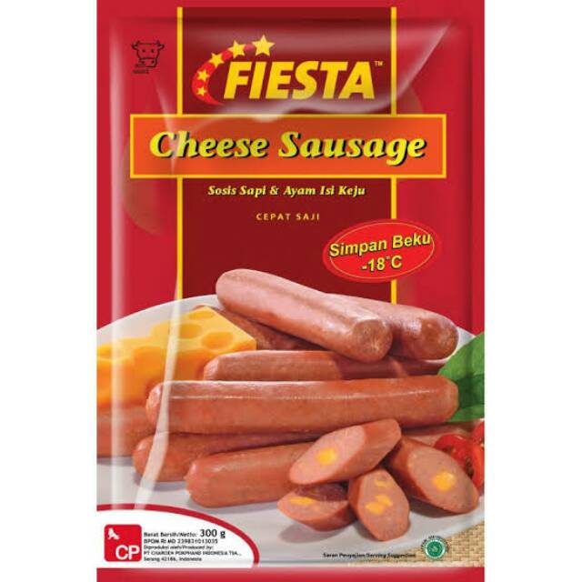 Jual FIESTA Sosis Isi Keju 300gr - Cheese Sausage Sapi dan Ayam ...