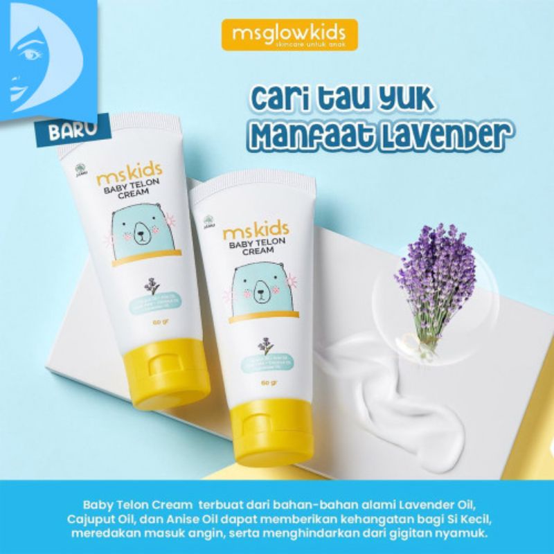 Jual Telon baby cream Ms Glow kids | Shopee Indonesia