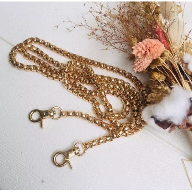 Jual Rantai Tas wanita Tebal Premium 120cm + Kait | Shopee Indonesia