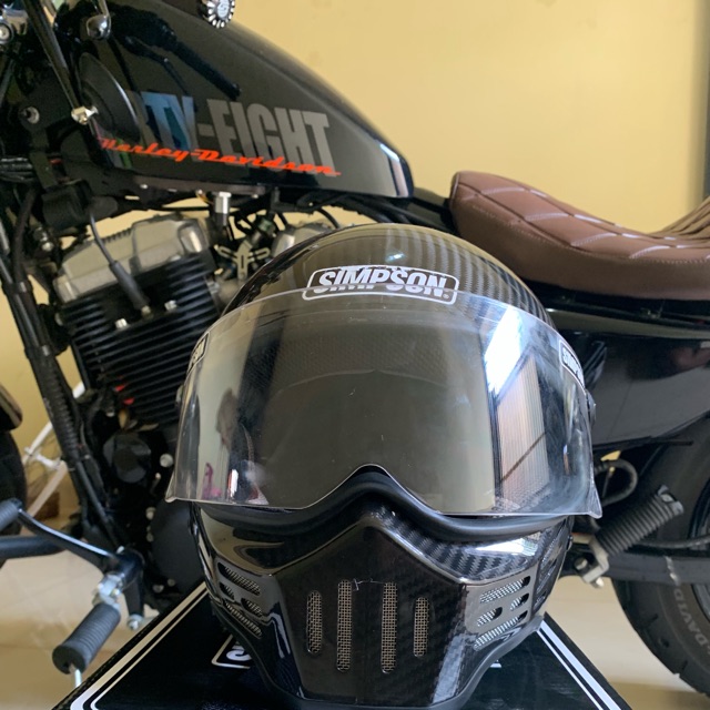 Jual Helm simpson m30 carbon full face size L | Shopee Indonesia
