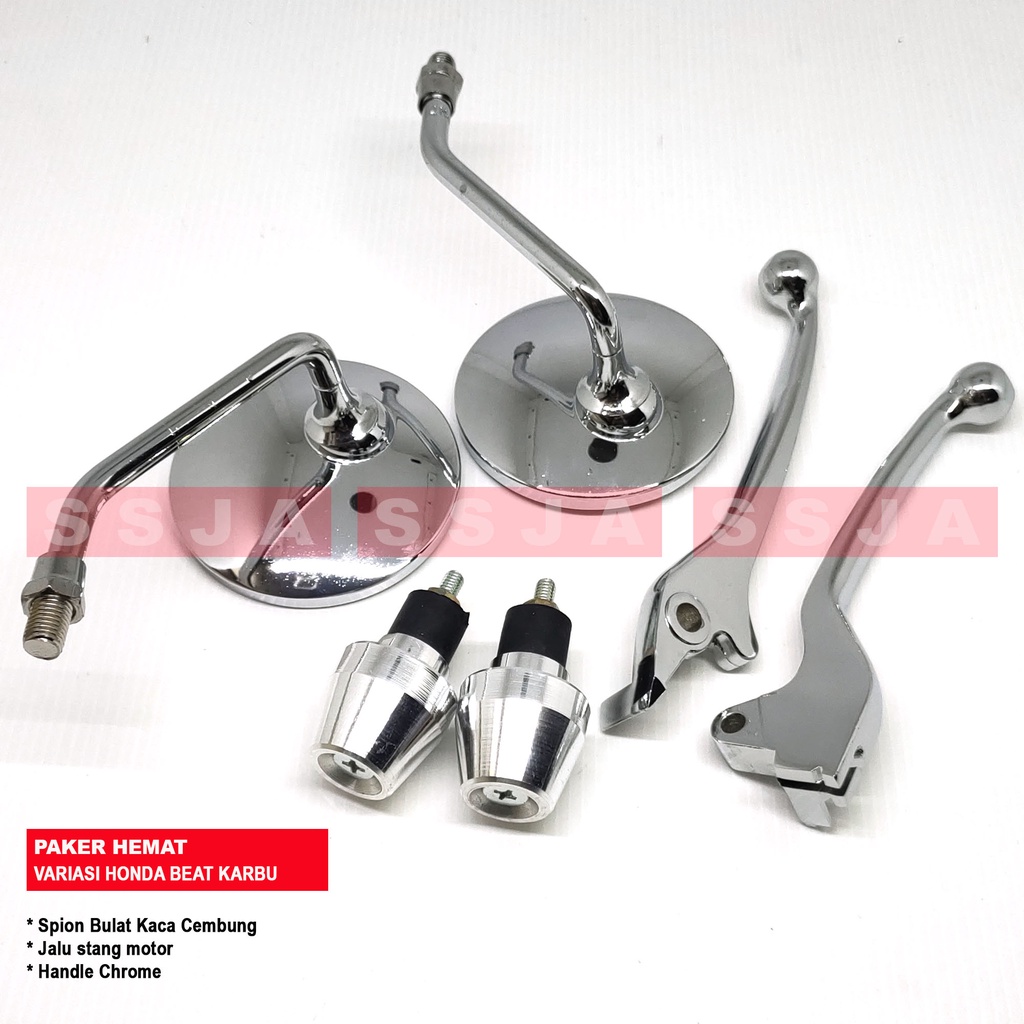 Jual PAKET AKSESORIS HONDA BEAT KARBU/BEAT LAMA 1SET HANDLE REM ...