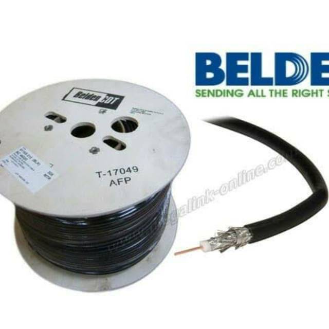 Jual Kabel RG6 Coaxial Belden 9116S RG 6 Antenna TV CCTV Eceran Meteran Original | Shopee Indonesia