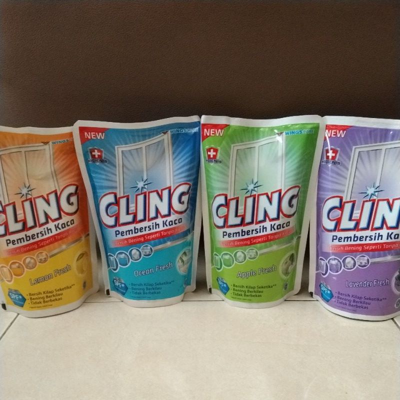 Jual Cling Pembersih Kaca Refill Pouch 425ml | Shopee Indonesia