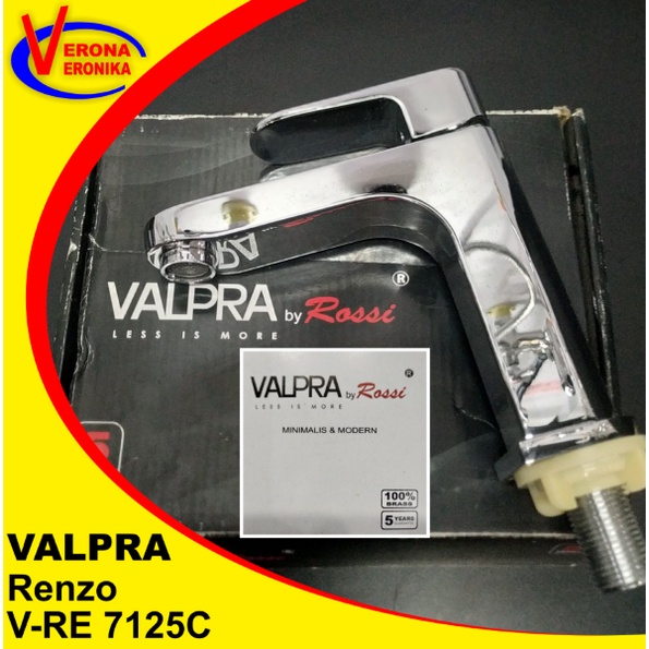 Jual VALPRA Renzo V-RE 7125C Basin Tap / Kran Wastafel / Kran Air ...