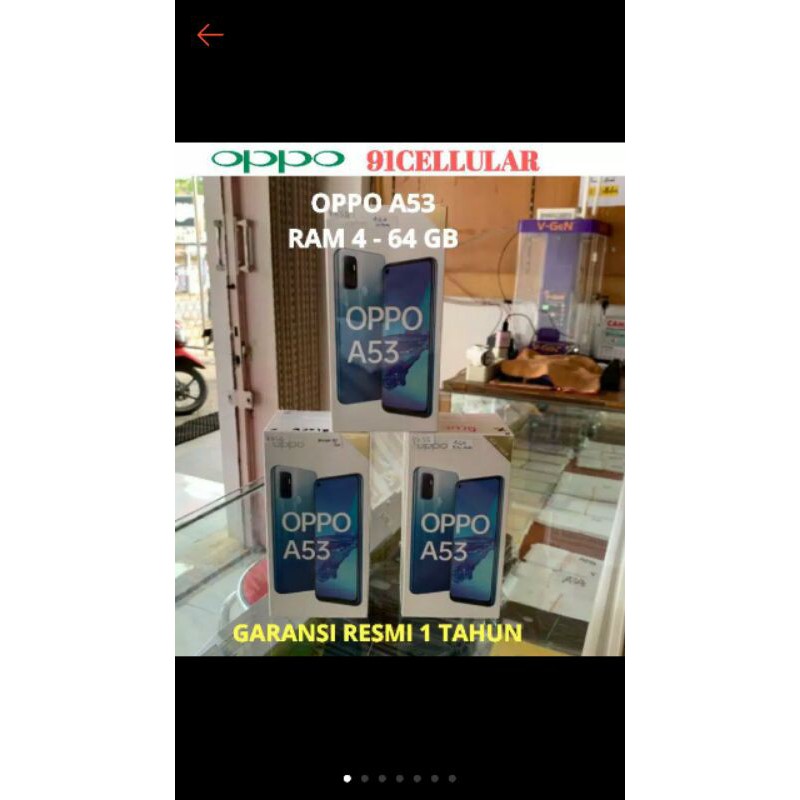 Jual hp oppo a53 baru garansi resmi asal perodak bogor. | Shopee Indonesia