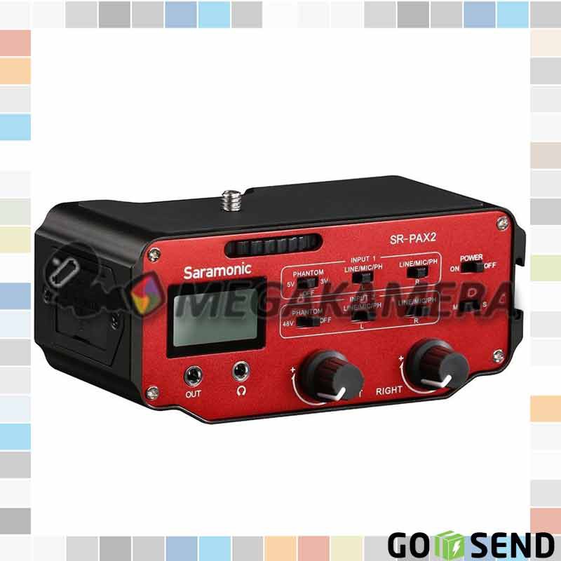 Jual Saramonic SR-PAX2 Audio Mixer Adapter Preamplifier Two XLR and Two ...