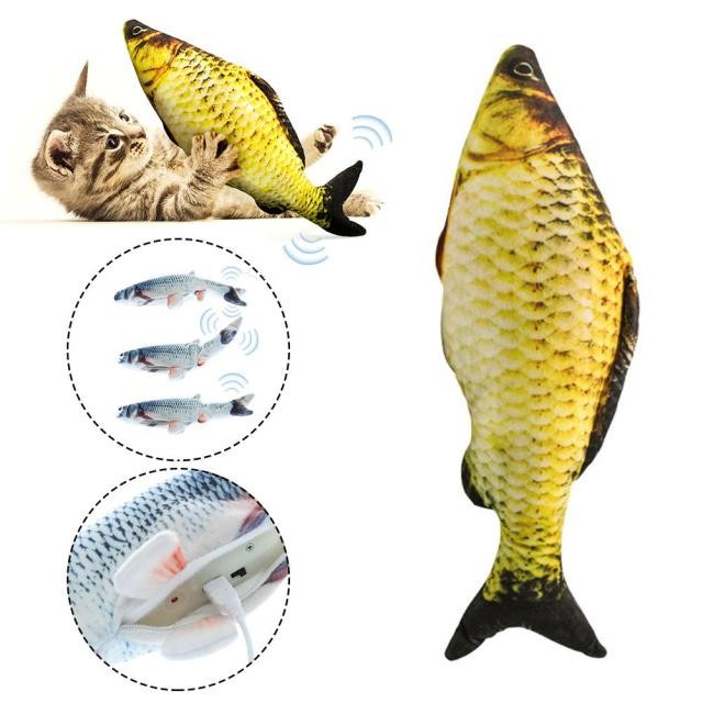Jual Mainan Electric Jumping Fish Ikan Gerak Gerak ikan tiktok | Shopee ...