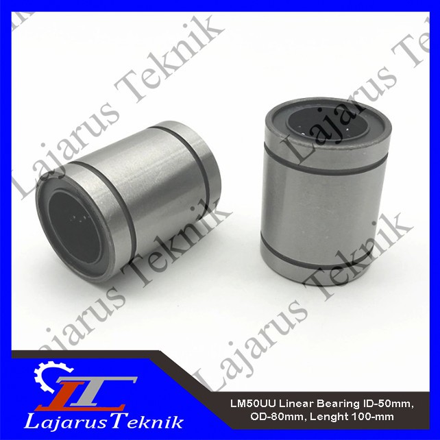 Jual LM50UU Linear Bearing ID-50mm, OD-80mm, Lenght 100-mm | Shopee ...