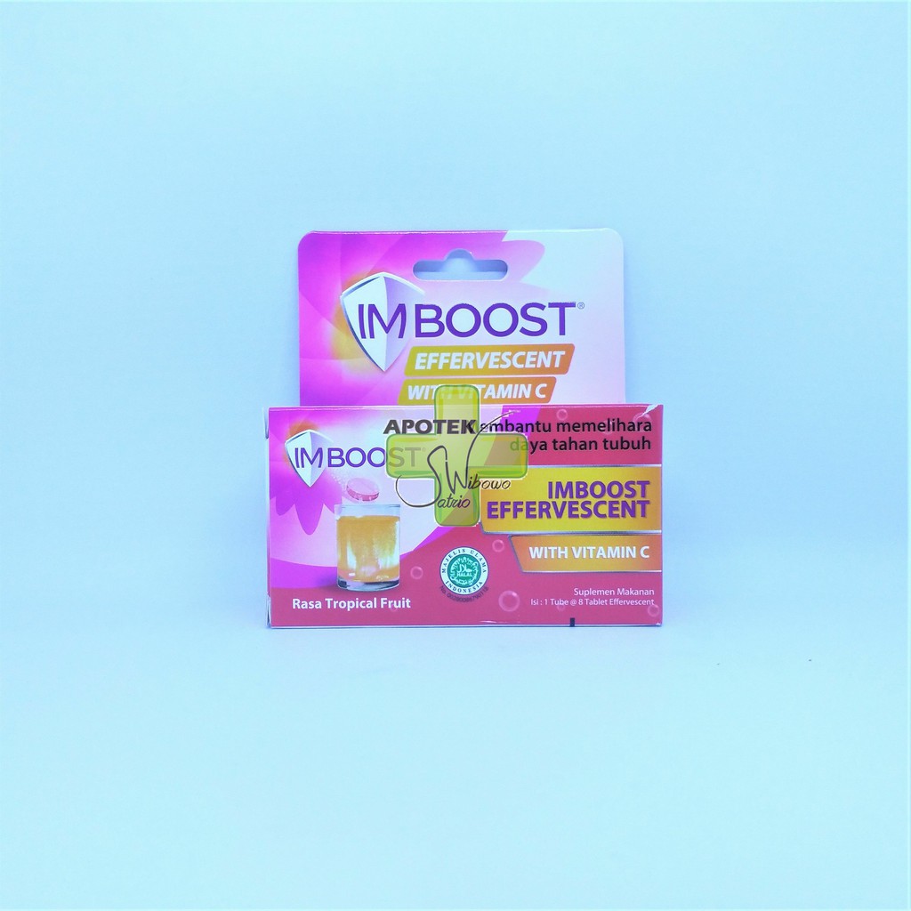 Jual SUPLEMEN DAYA TAHAN IMBOOST EFFERVESCENT + VIT C TUBE 8's TROPICAL ...
