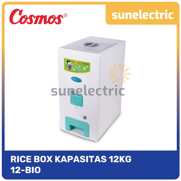 Jual Cosmos 12-BIO Rice Box Body Besi Bebas Tikus / Karat Kapasitas 12 ...