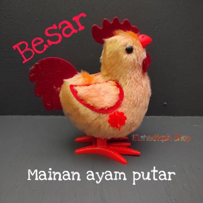 Jual MAINAN AYAM PUTAR UKURAN BESAR ayam loncat petok ayam jago ...