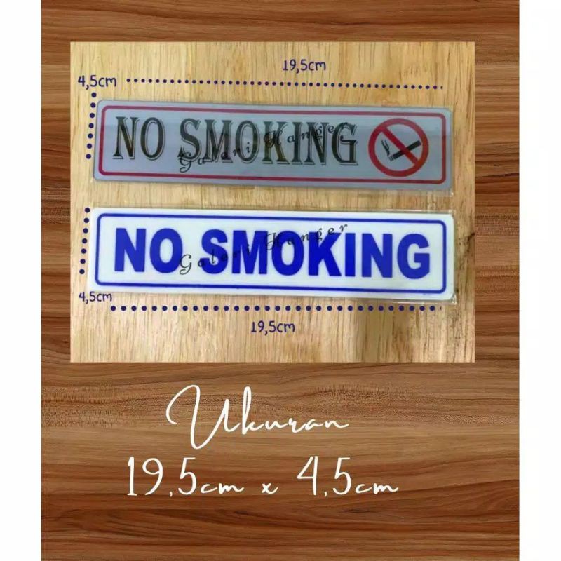 Jual Plat Sign Board Label Akrilik No Smoking Dilarang Merokok Papan ... Jual Plat Sign Board Label Akrilik No Smoking Dilarang Merokok Papan ...