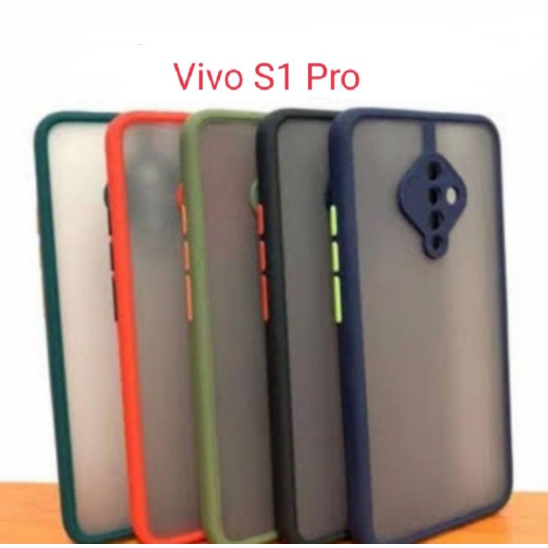 Jual Softcase Aero My Choice Vivo S1 Pro Silikon Casing Selicon Case Dove Pelindung Camera ...