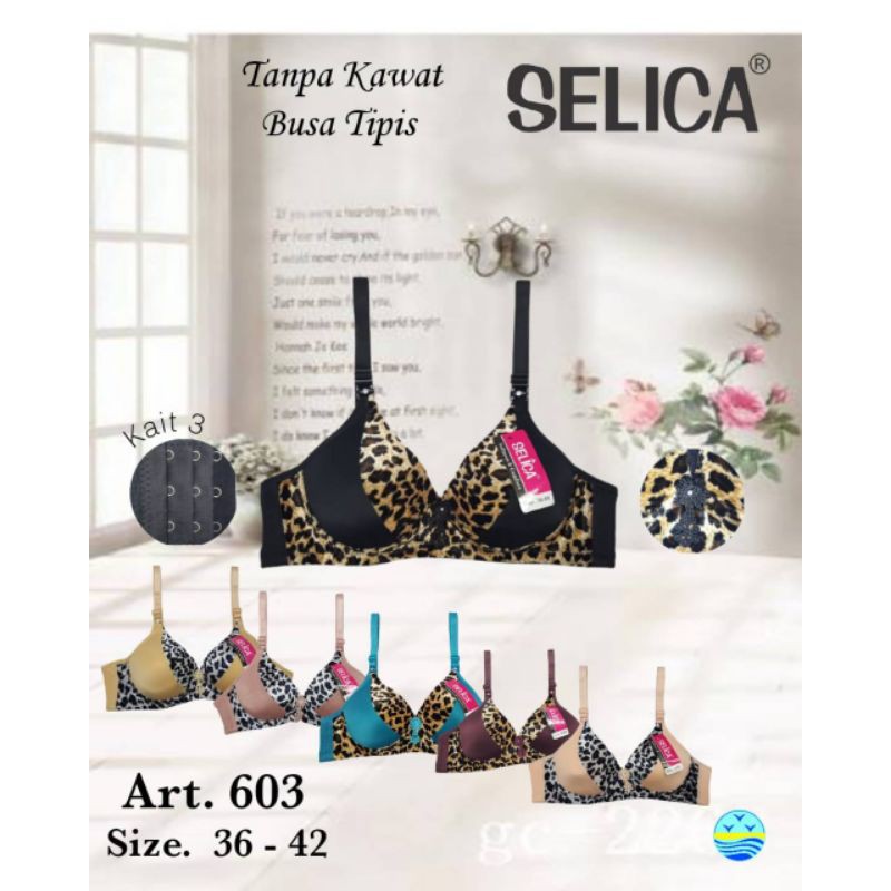 Jual Bra Tanpa Kawat Cup Besar Selica BH 603 | Shopee Indonesia