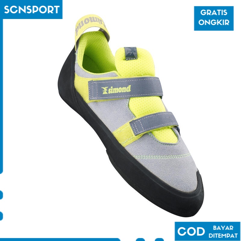 Jual Decathlon Simond Sepatu Climbing - Rock+ Abu-Abu - 8495164 F3 ...