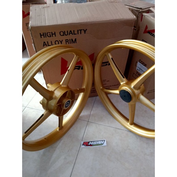 Jual Velg V rossi copy rcb gold | Shopee Indonesia