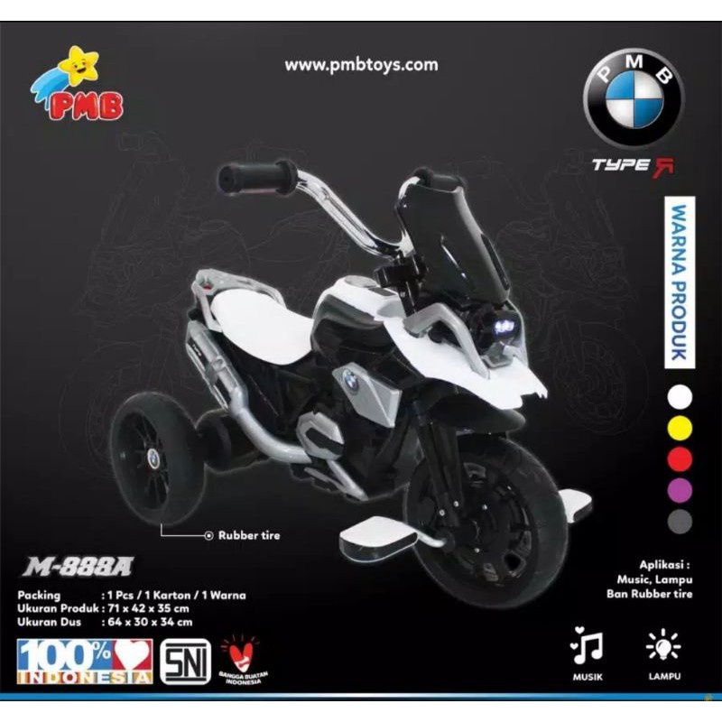 Jual SEPEDA ANAK PMB MINI BMW M888A BAN KARET | Shopee Indonesia