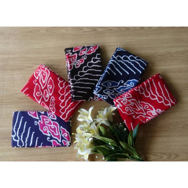 Jual Sdq kain batik cap garutan batik Megamendung parang bahan batik ...