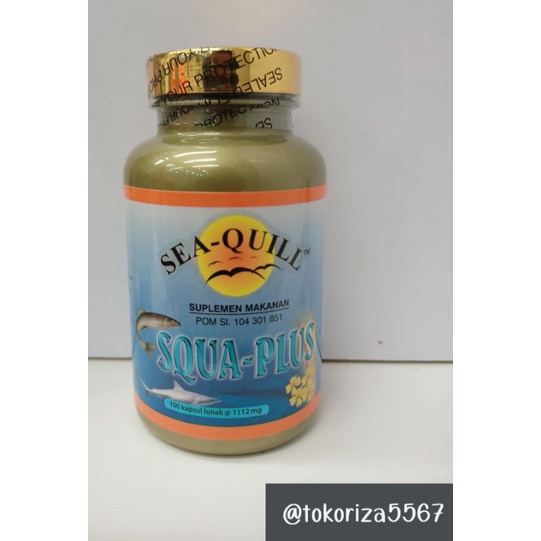 Jual Sea Quil Squa Plus Omega 3 Plus Squalene ( isi 100 ) | Shopee ...