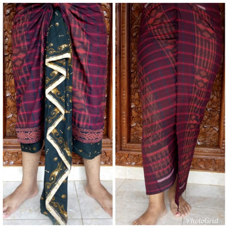 Jual SAPUT DAN KAMEN ENDEK COUPLE TEPI SONGKET LEMBARAN / KAIN ENDEK ...