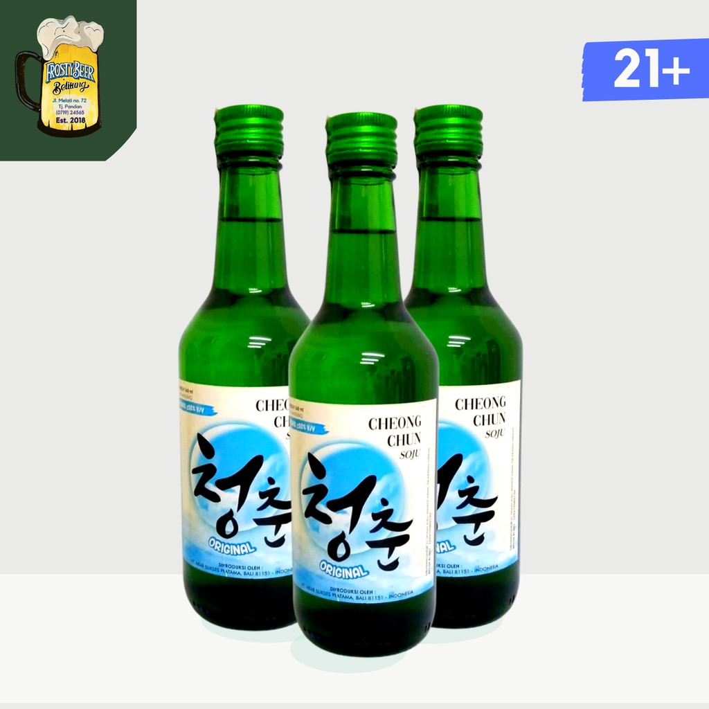 Jual Cheong Chun Soju Original 20% 360 ml - minuman korea - vs Cham ...