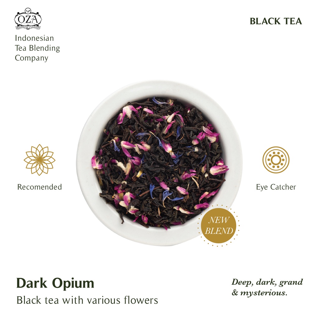 Jual OZA Tea - Dark Opium | Artisan Tea - Black Tea | Specialty Grade ...