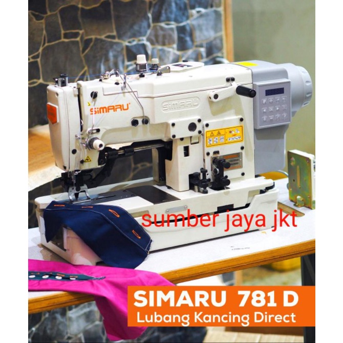 Jual mesin lubang kancing simaru SM- 781D new/baru | Shopee Indonesia