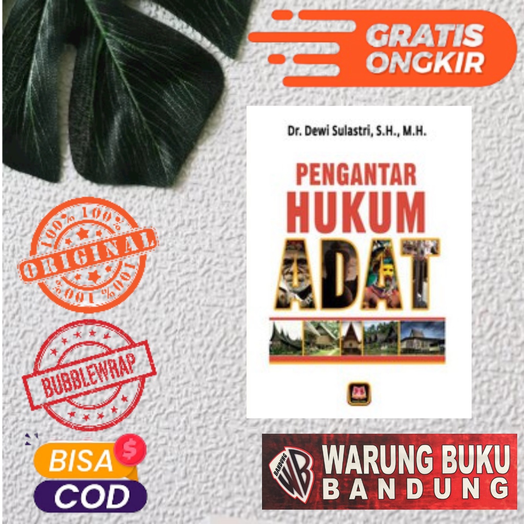 Jual Buku Pengantar Hukum Adat - Dewi Sulastri | Shopee Indonesia