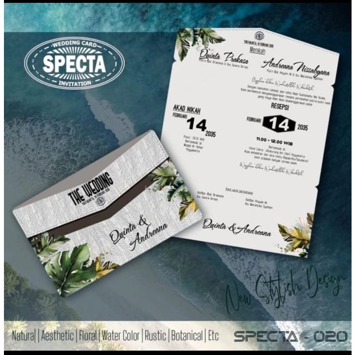 Jual Specta 20 | Blangko Undangan | Undangan Print | Undangan Kosong ...
