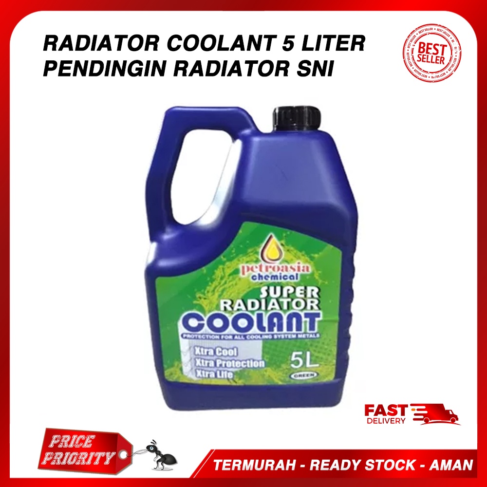 Jual Air Raditor Mobil 5 LITER Anti Karat / Radiator Coolant Super ...