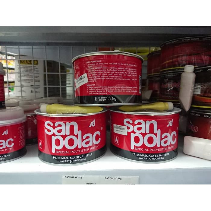 Jual SANPOLAC 1KG ( Dempul ) | Shopee Indonesia