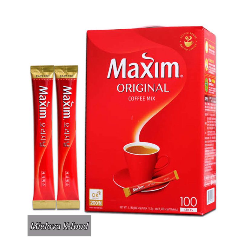 Jual Maxim Original Coffee (100 Sachet) 3 varian rasa | Shopee Indonesia