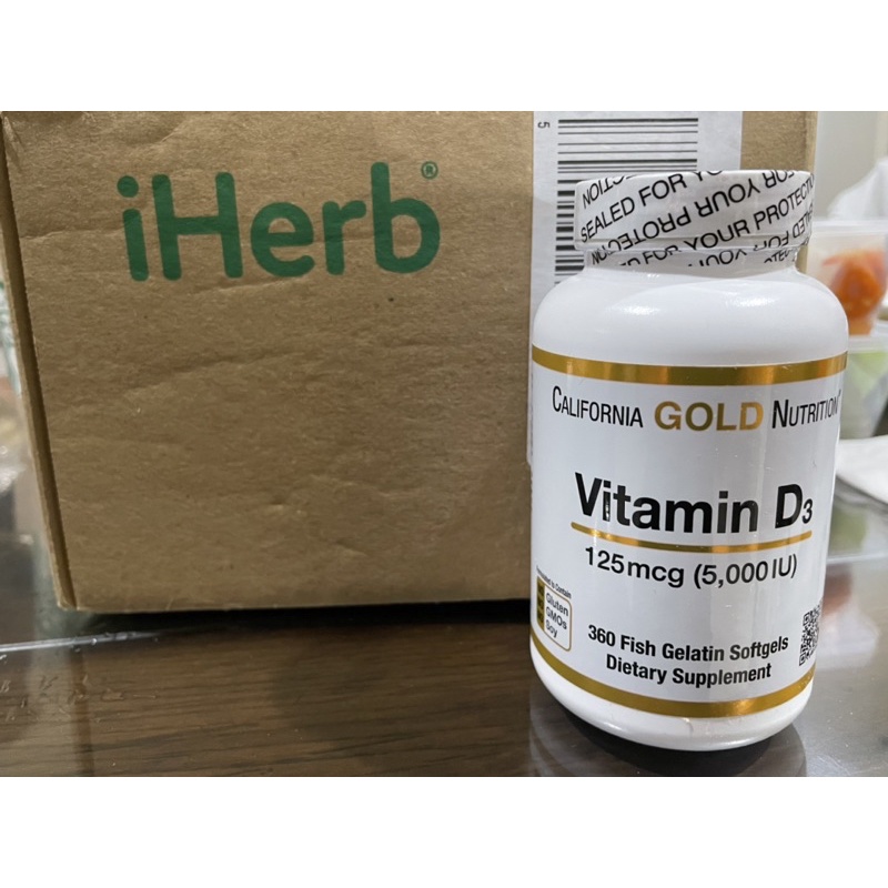 Jual California Gold Nutrition CGN vitamin D3 125 mcg 5000 IU 360 fish ...