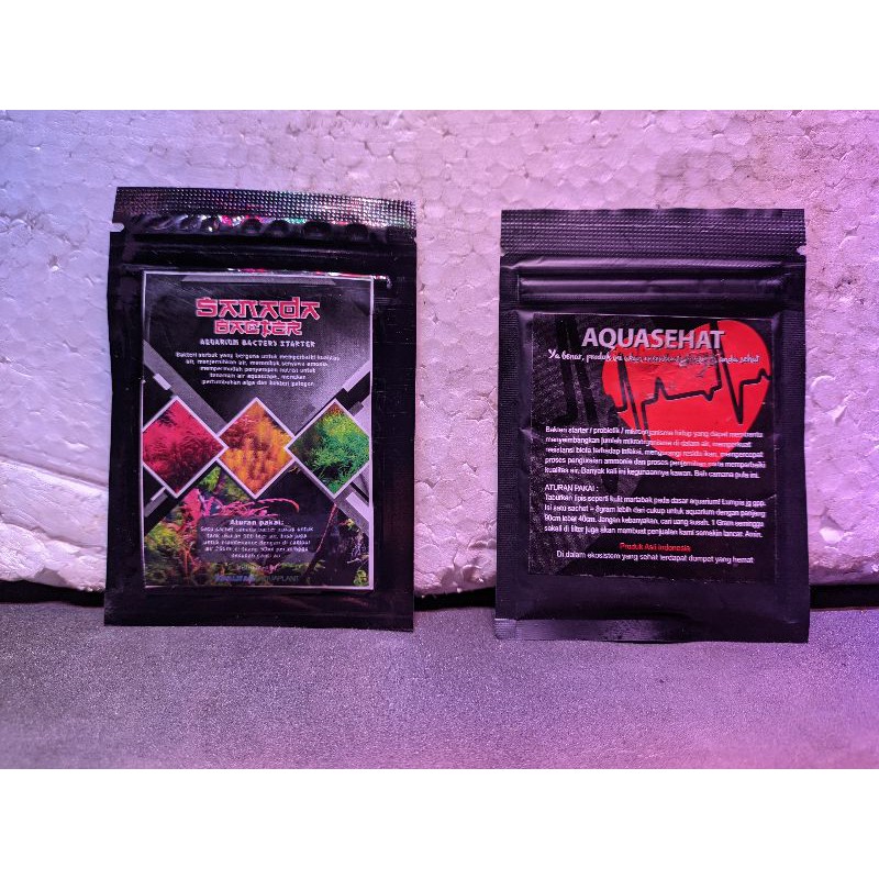 Jual bakteri starter aquarium sachet untuk tank ukuran 100 liter air ...