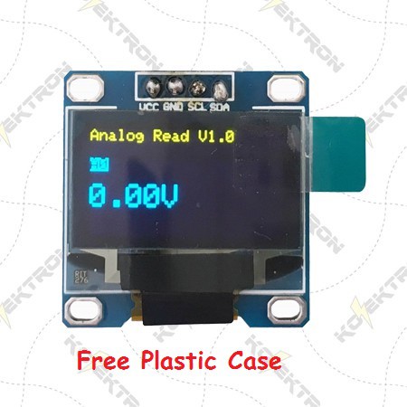 Jual Modul Display OLED 128x64 LCD I2C 0.96 Inch Yellow Blue Arduino ...