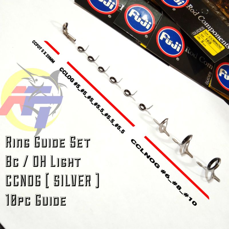 Jual RING GUIDE BC SET JAPAN FUJI SET guide CCNOG NOG CCKWAG alconite ...