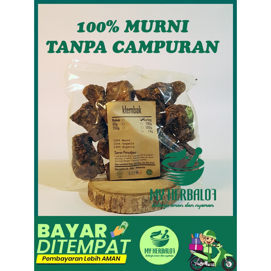 Jual Klembak Kelembak Kering / Rheum Officinale / Murni / Jsr / Rempah ...