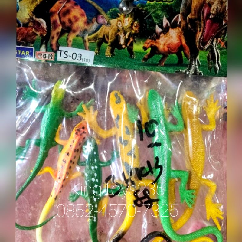 Jual Mainan Cicak Karet Binatang Hewan Merayap Kadal Tokek Buaya Animal ...