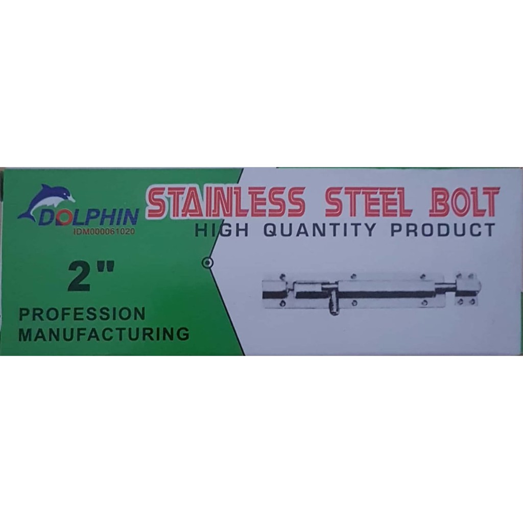 Jual Selot Pintu / Selot Jendela / Grendel Stainless Dolphin 2" (5 cm ...