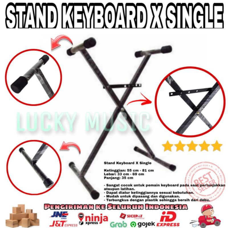Jual Stand Keyboard X Double Stand Keyboard X Single Stand Piano Stand ...