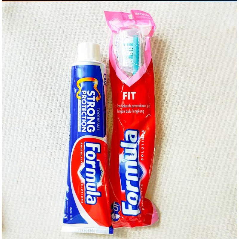 Jual pasta gigi formula strong 160g+sikat gigi gratis(kemasan baru ...