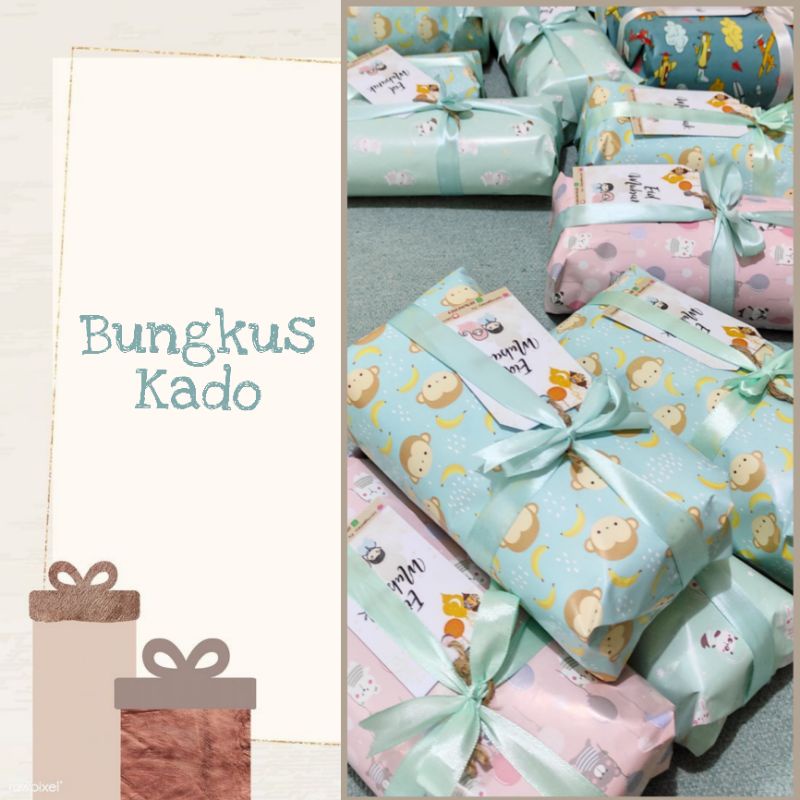 Jual Tambahin Packing Kertas Kado (Request untuk Kado) | Shopee Indonesia