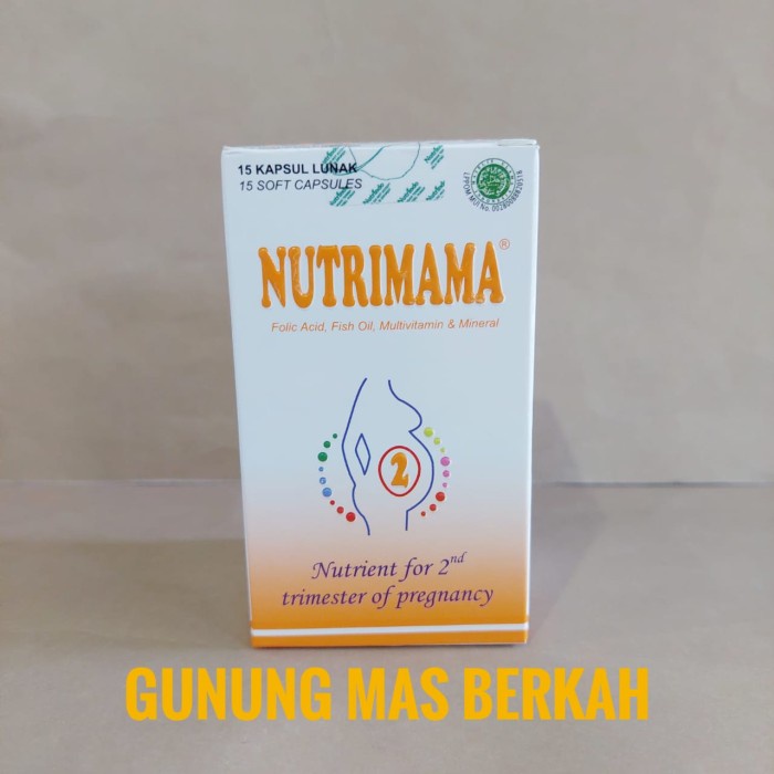 Jual Ibu Hamil - Nutrimama 2 Isi 15 Softgels- Nutrisi Vitamin Ibu Hamil | Shopee Indonesia