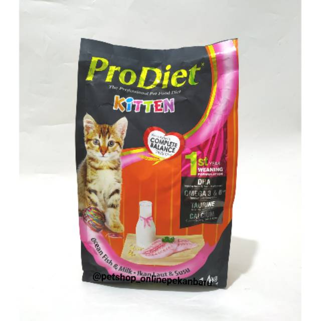 Jual Prodiet Kitten Dry Cat Food 1.4Kg | Shopee Indonesia